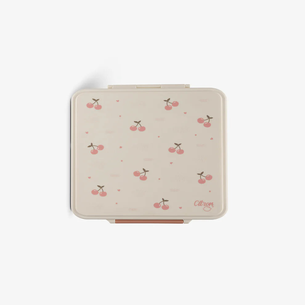 Citron Grand Lunch Box 4 Compartments with Insulated Food Jar - Cherry ...