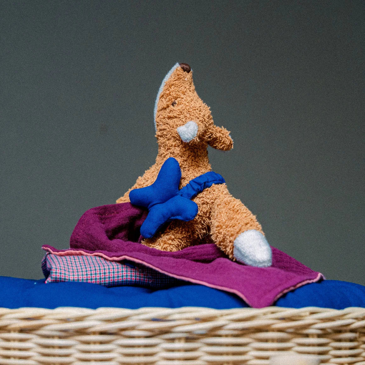 Kathe Kruse Cuddle Friend with Comforter - Flori Fox – Little Junior Co