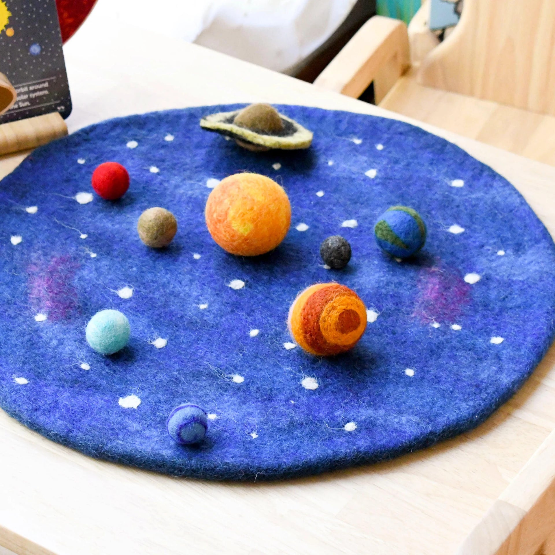 Tara Treasures | Solar System Outer Space Play Mat with Felt Planets ...